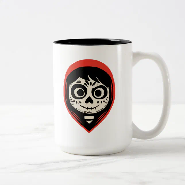 Disney Pixar Coco | Miguel - Día de los Muertos Two-Tone Coffee Mug ...