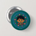 Disney Pixar Coco | Miguel | Floral Graphic Pinback Button | Zazzle