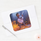 Disney Pixar Coco | Miguel - True Musician Square Sticker | Zazzle