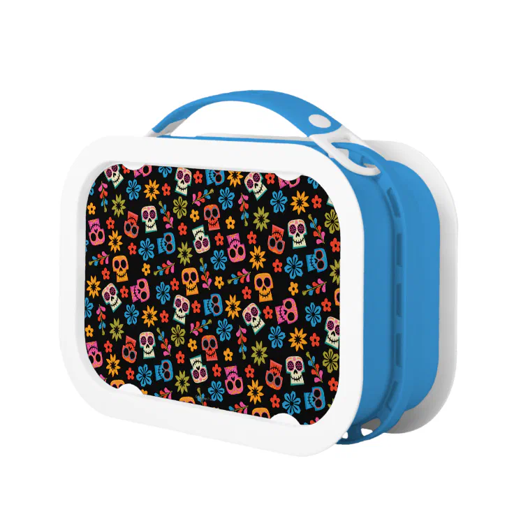 Disney Pixar Coco | Sugar Skull & Floral Pattern Lunch Box | Zazzle