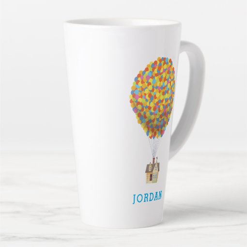 Disney Pixar UP | Balloon House Pastel Latte Mug | Zazzle