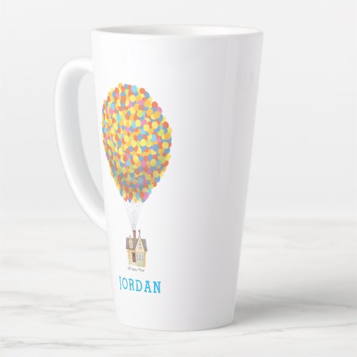 Disney Pixar UP | Balloon House Pastel Latte Mug | Zazzle