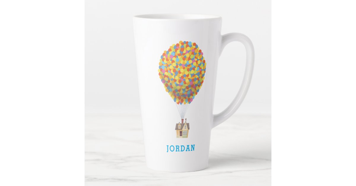 Disney Pixar UP | Balloon House Pastel Latte Mug | Zazzle