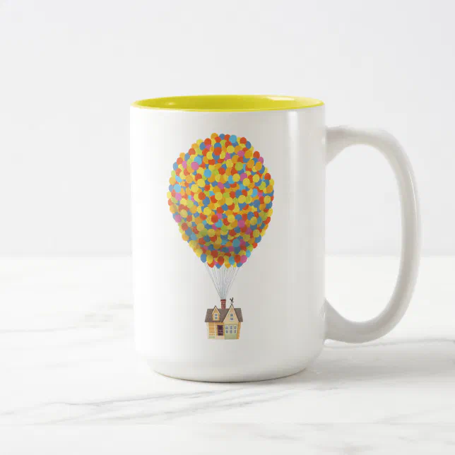 Disney Pixar UP | Balloon House Pastel Two-Tone Coffee Mug | Zazzle