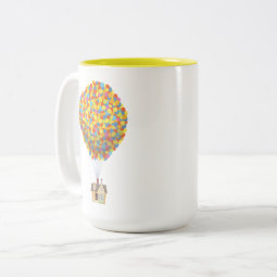 Disney Pixar UP | Balloon House Pastel Two-Tone Coffee Mug | Zazzle