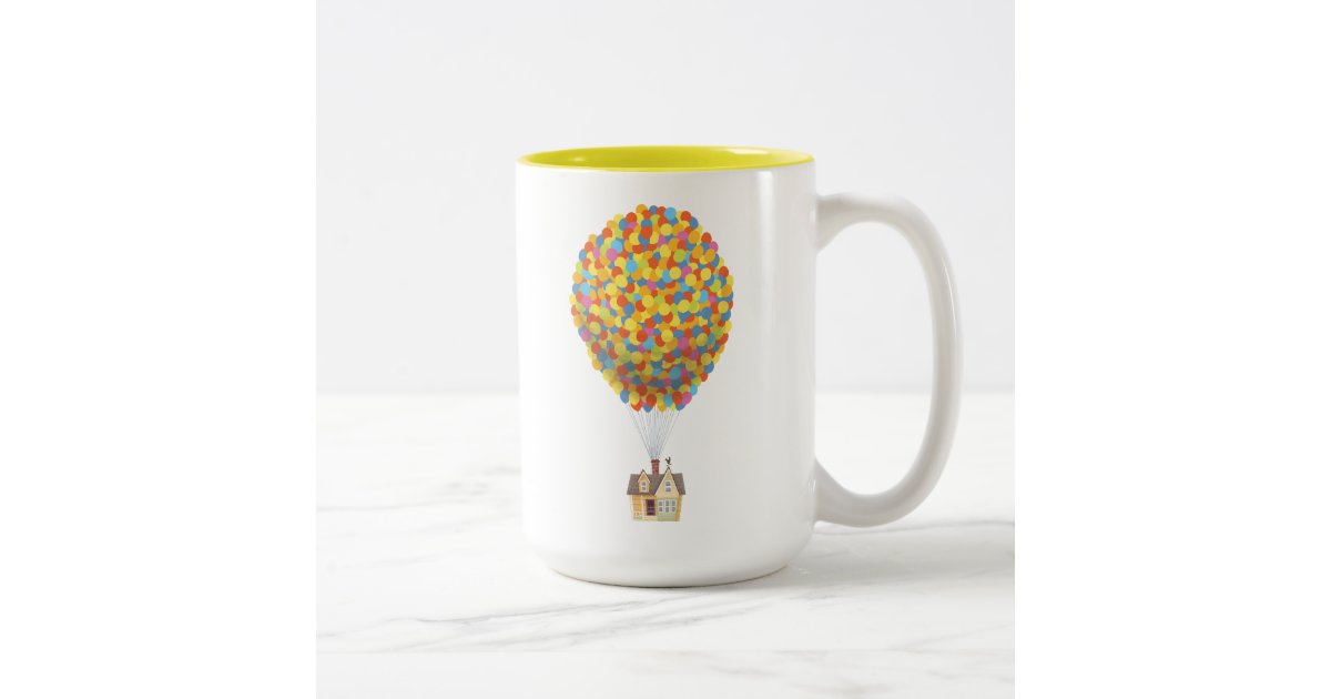 Disney Pixar UP | Balloon House Pastel Two-Tone Coffee Mug | Zazzle