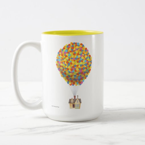 Disney Pixar UP | Balloon House Pastel Two-Tone Coffee Mug | Zazzle