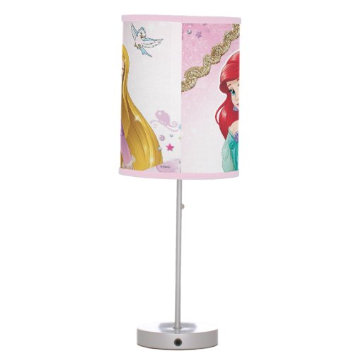 Disney Princess | Ariel, Belle and Rapunzel Table Lamp | Zazzle
