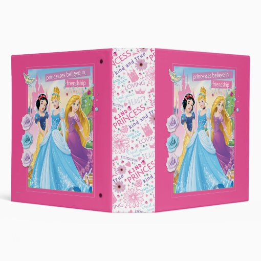 Disney Princess | Believe in Friendship Binder | Zazzle