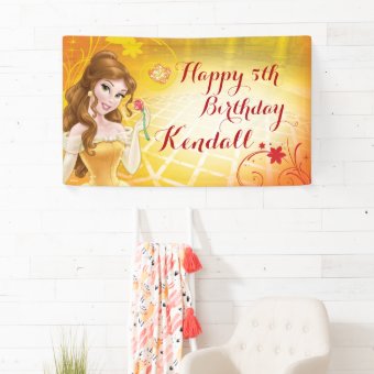 Disney Princess Belle Banner | Zazzle