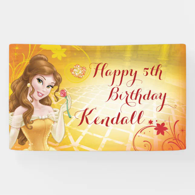 Disney Princess Belle Banner | Zazzle