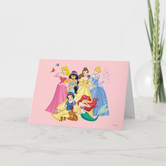 Disney Princess | Birds and Animals Card | Zazzle.com