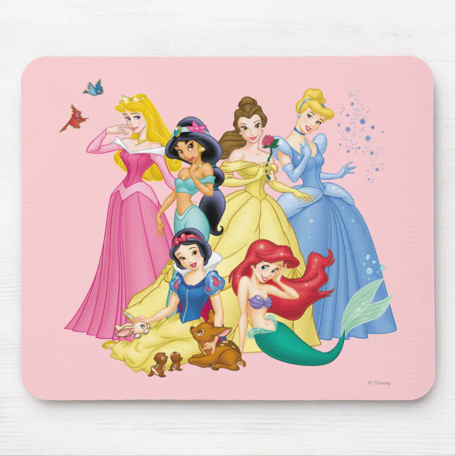 Disney Princess | Birds and Animals Mouse Pad | Zazzle