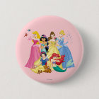 Disney Princess | Birds and Animals Button | Zazzle.com