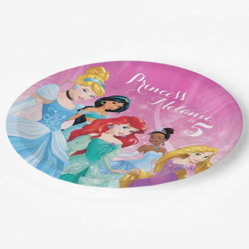 Disney Princess | Birthday Paper Plates | Zazzle
