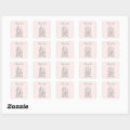 Disney Princess Castle | Baby Shower Thank You Square Sticker | Zazzle