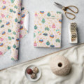 Disney Princess Christma Ornament Pattern Wrapping Paper | Zazzle