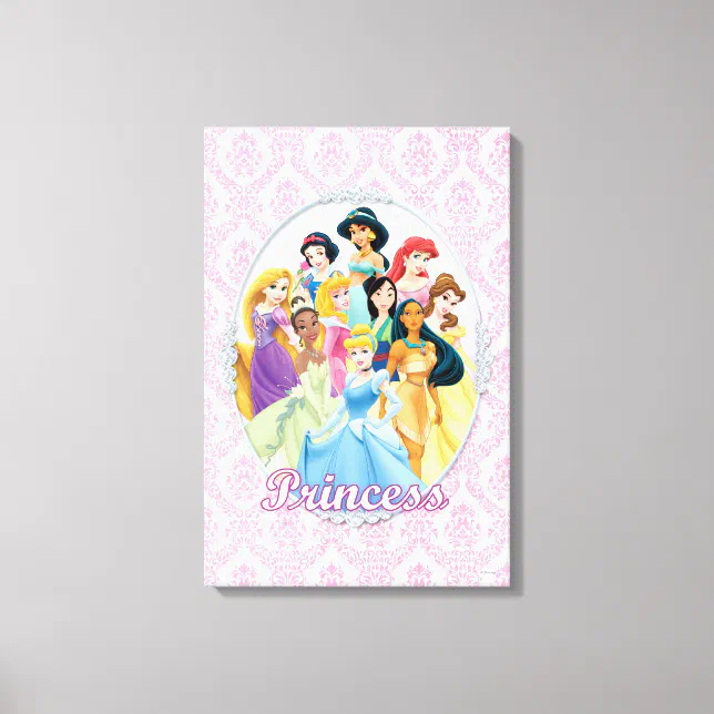 Disney Princess | Cinderella Featured Center Canvas Print | Zazzle