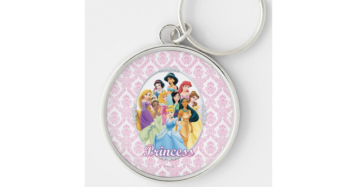 Disney Princess | Cinderella Featured Center Keychain | Zazzle