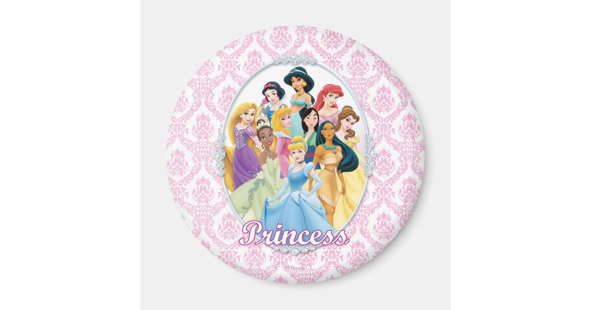 Disney Princess | Cinderella Featured Center Magnet | Zazzle
