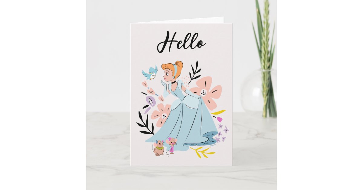 Disney Princess | Cinderella & the Animals Card | Zazzle