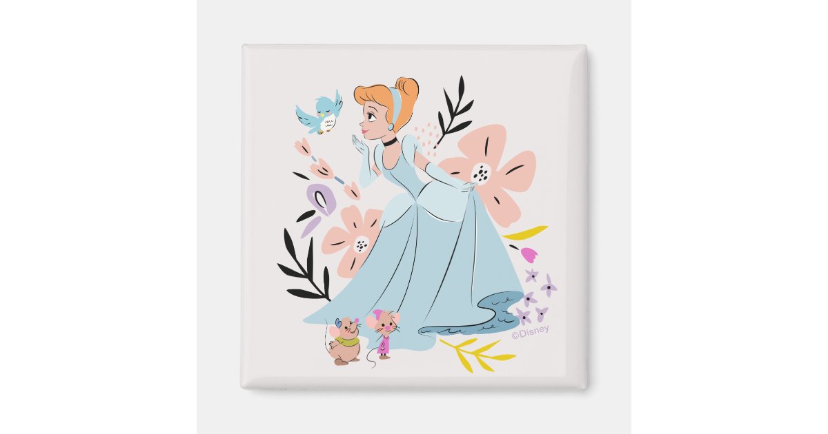 Disney Princess | Cinderella & the Animals Magnet | Zazzle
