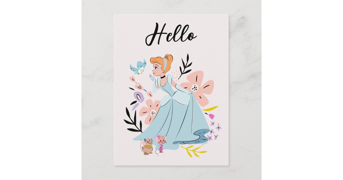 Disney Princess | Cinderella & the Animals Postcard | Zazzle