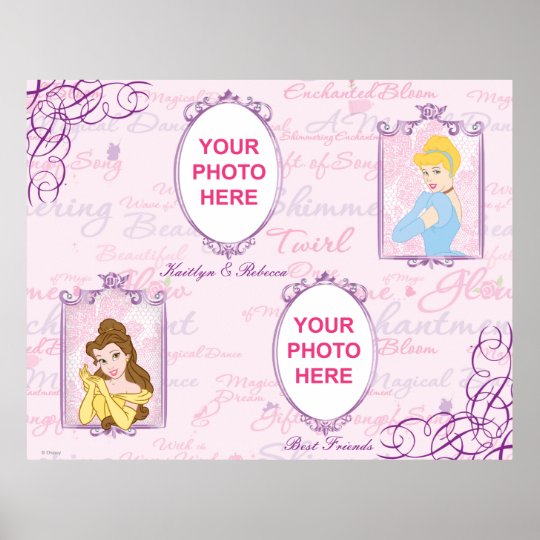 Disney Princess Customizable Poster | Zazzle.com