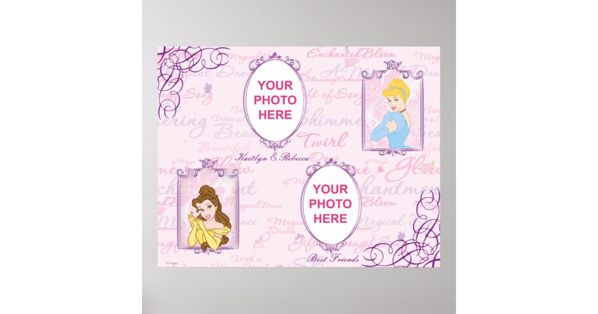 Disney Princess Customizable Poster | Zazzle