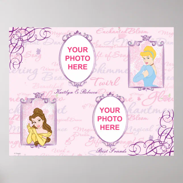 Disney Princess Customizable Poster | Zazzle