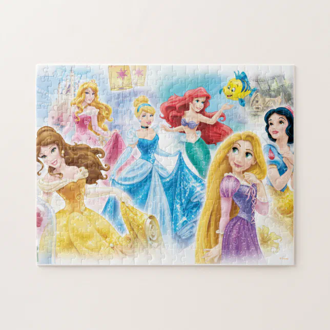 Disney Princess Dreamy Collage Jigsaw Puzzle | Zazzle