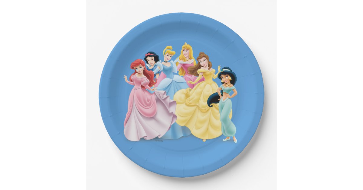 Disney Princess | Dressed to Impress Paper Plates | Zazzle