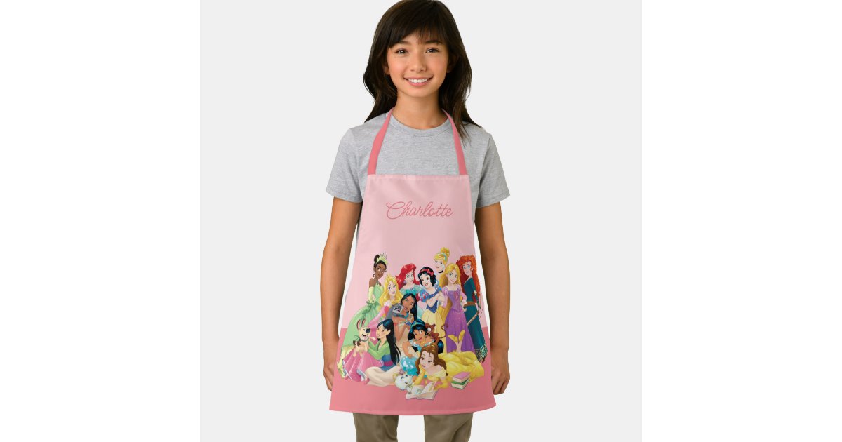 Disney Princess Friends Personalized Apron | Zazzle