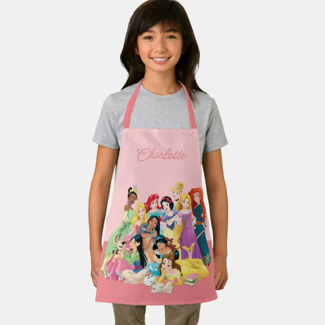 Disney Princess Friends Personalized Apron | Zazzle