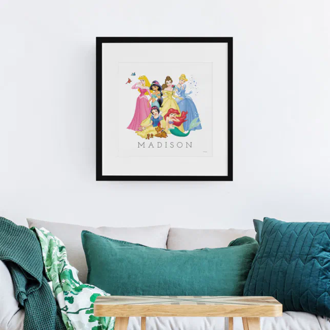 Disney Princess | Girl Nursery Poster | Zazzle