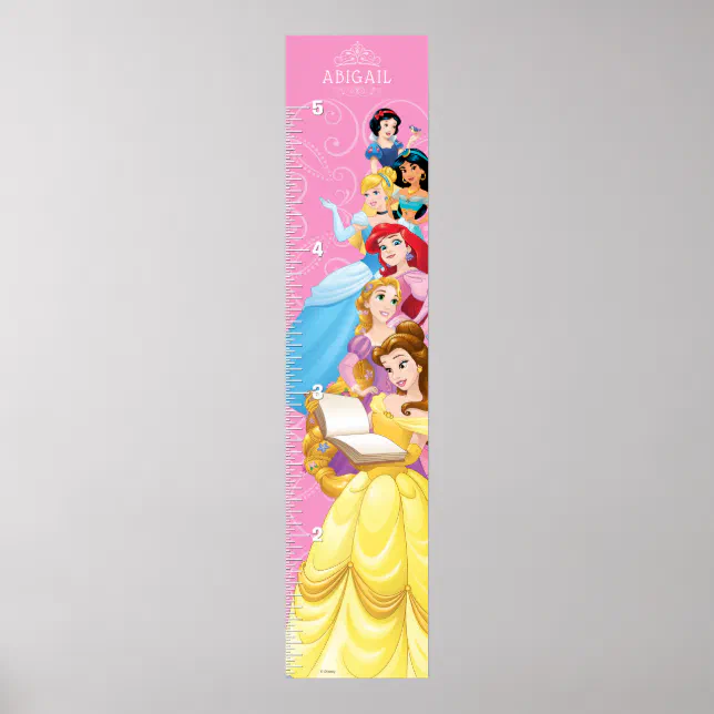 Disney Princess | Growth Chart | Zazzle
