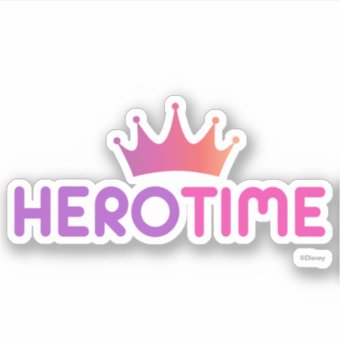 Disney Princess | Hero Time Sticker | Zazzle