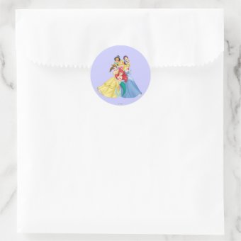 Disney Princess | Holding Hand to Face Classic Round Sticker | Zazzle