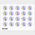 Disney Princess | Holding Hand to Face Classic Round Sticker | Zazzle