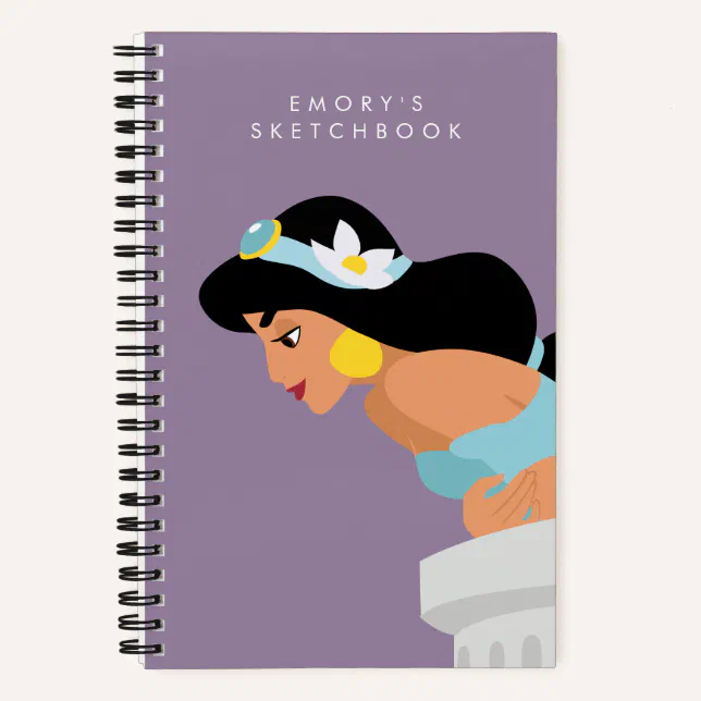 Disney Princess Jasmine | Sketchbook Notebook | Zazzle