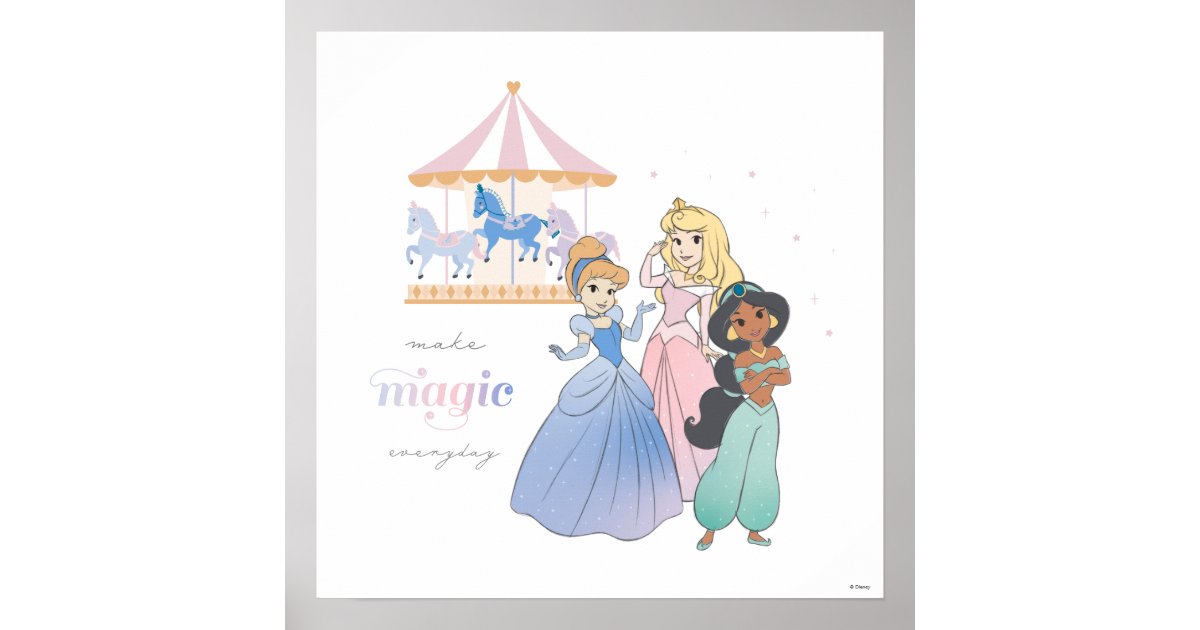 Disney Princess | Make Magic Poster | Zazzle