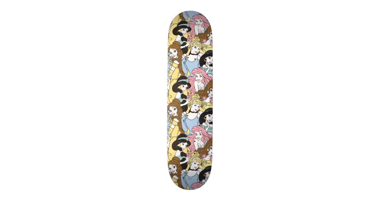 Disney Princess | Oversized Pattern Skateboard | Zazzle.com
