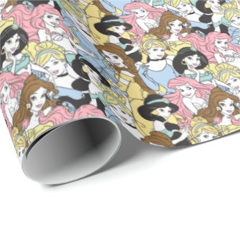 Disney Princess | Oversized Pattern Wrapping Paper | Zazzle
