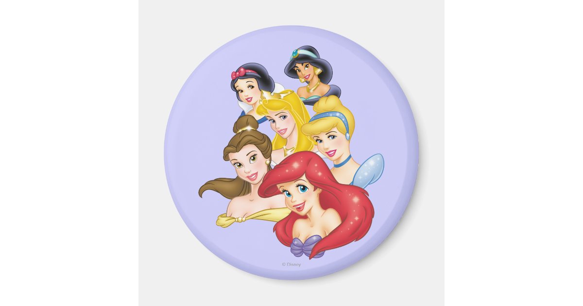 Disney Princess | Princesses Portraits Magnet | Zazzle