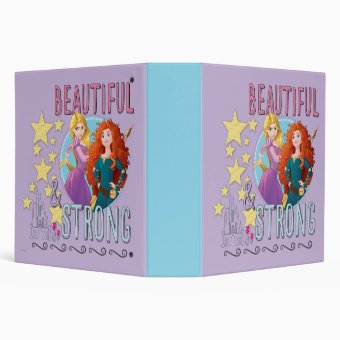 Disney Princess | Rapunzel and Merida Binder | Zazzle