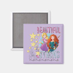 Disney Princess | Rapunzel and Merida Magnet | Zazzle