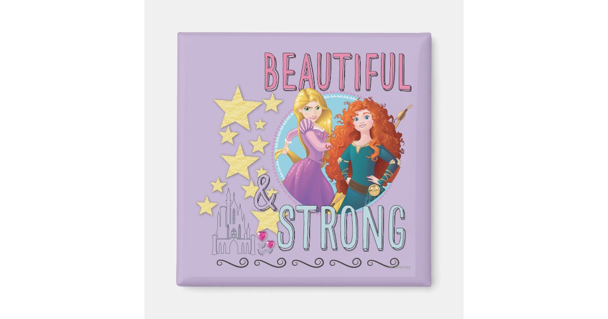 Disney Princess | Rapunzel and Merida Magnet | Zazzle