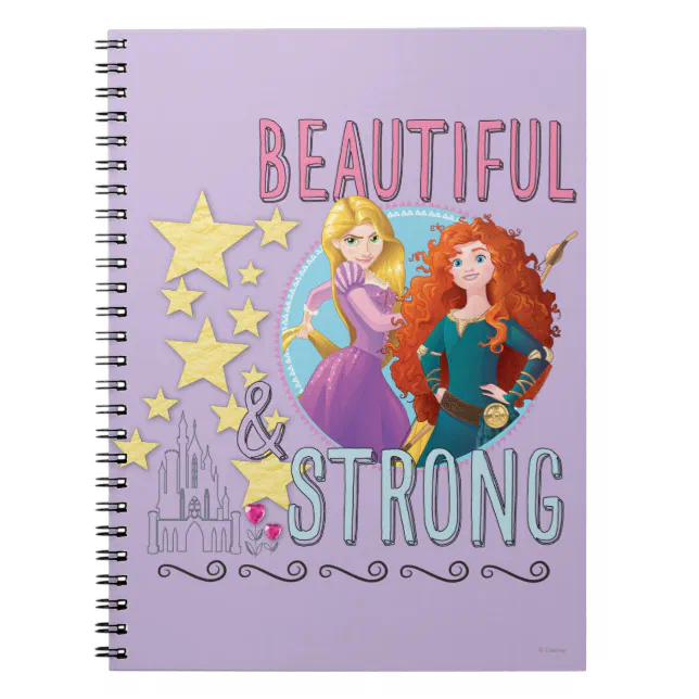 Disney Princess | Rapunzel and Merida Notebook | Zazzle