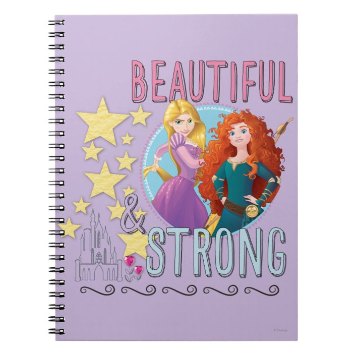 Disney Princess | Rapunzel and Merida Notebook | Zazzle.com