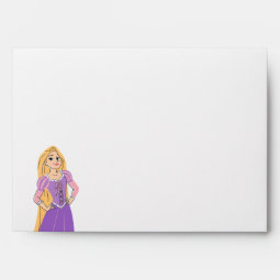 Disney Princess Rapunzel Birthday Envelope | Zazzle
